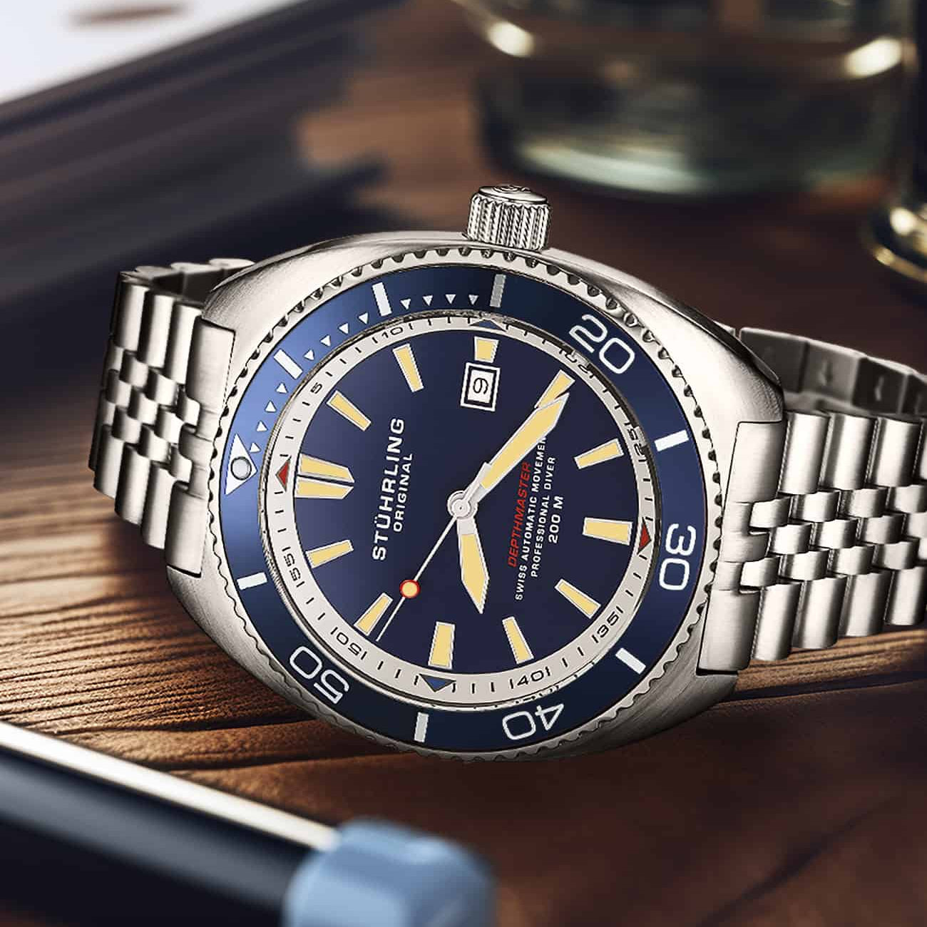 The Swiss Automatic Depthmaster 1008 45mm Diver | Stührling