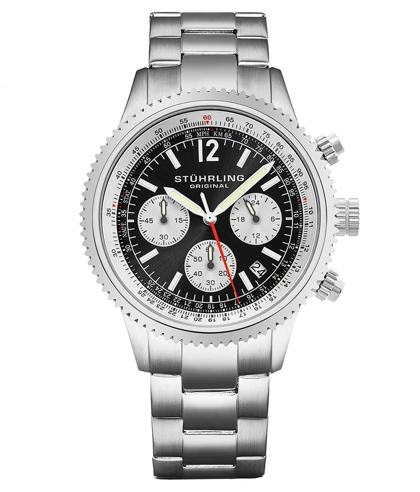 Tempest 669B Quartz 42mm Chronograph – Stührling