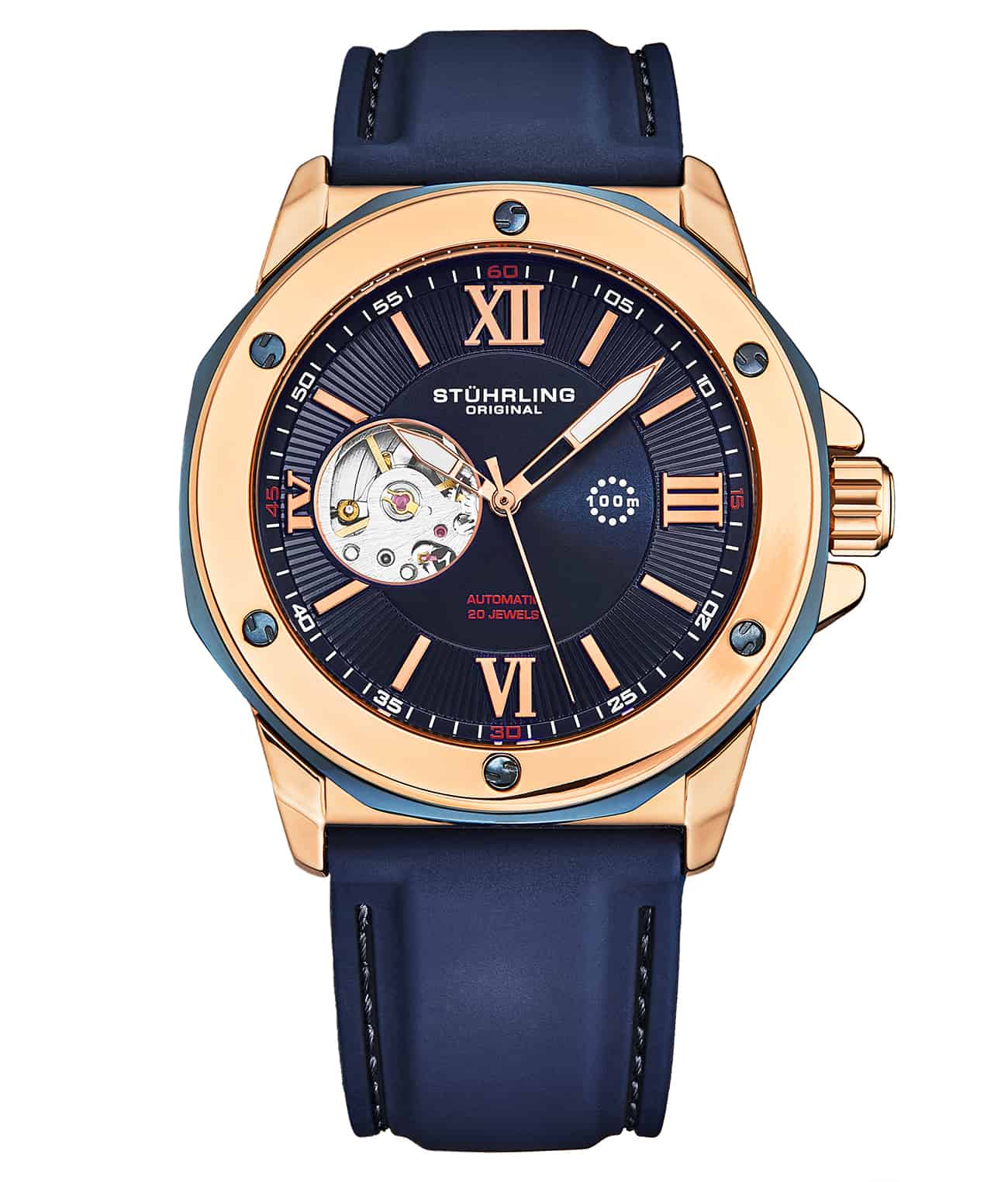 Edwardian Automatic 4018 44mm Skeleton – Stührling