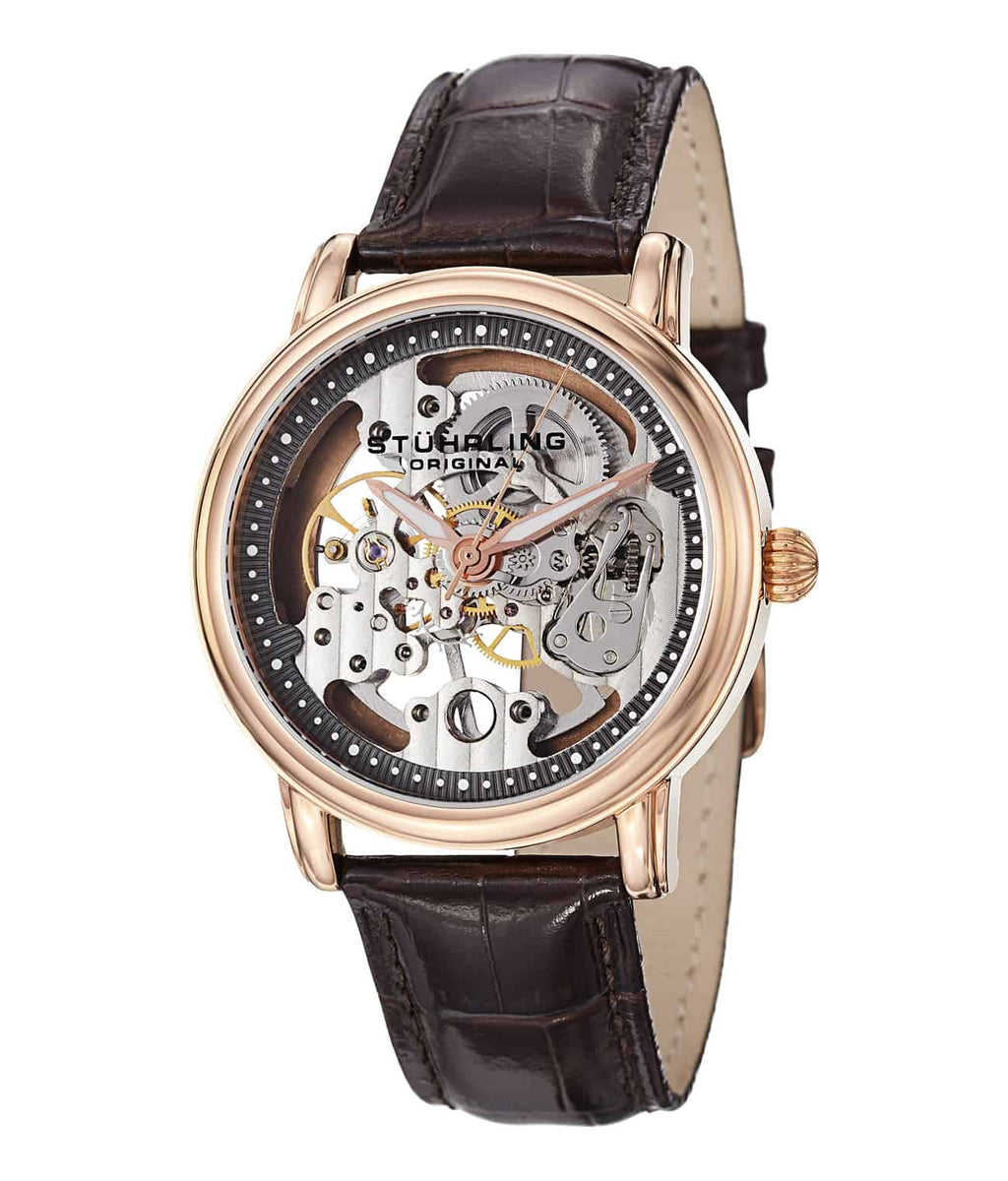 Delphi Mechanical 458G Hand-wind 40mm Skeleton – Stührling